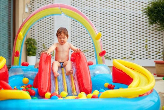 Kinderpools mit Rutsche » Planschbecken mit Rutsche für Kinder
